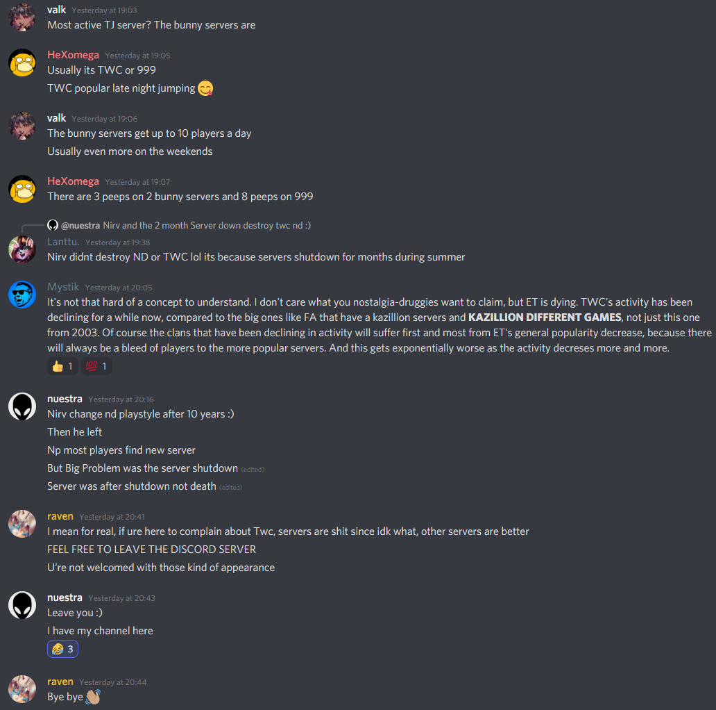 Inappropriate behavior from staff member Raven on Discord (archived by ...